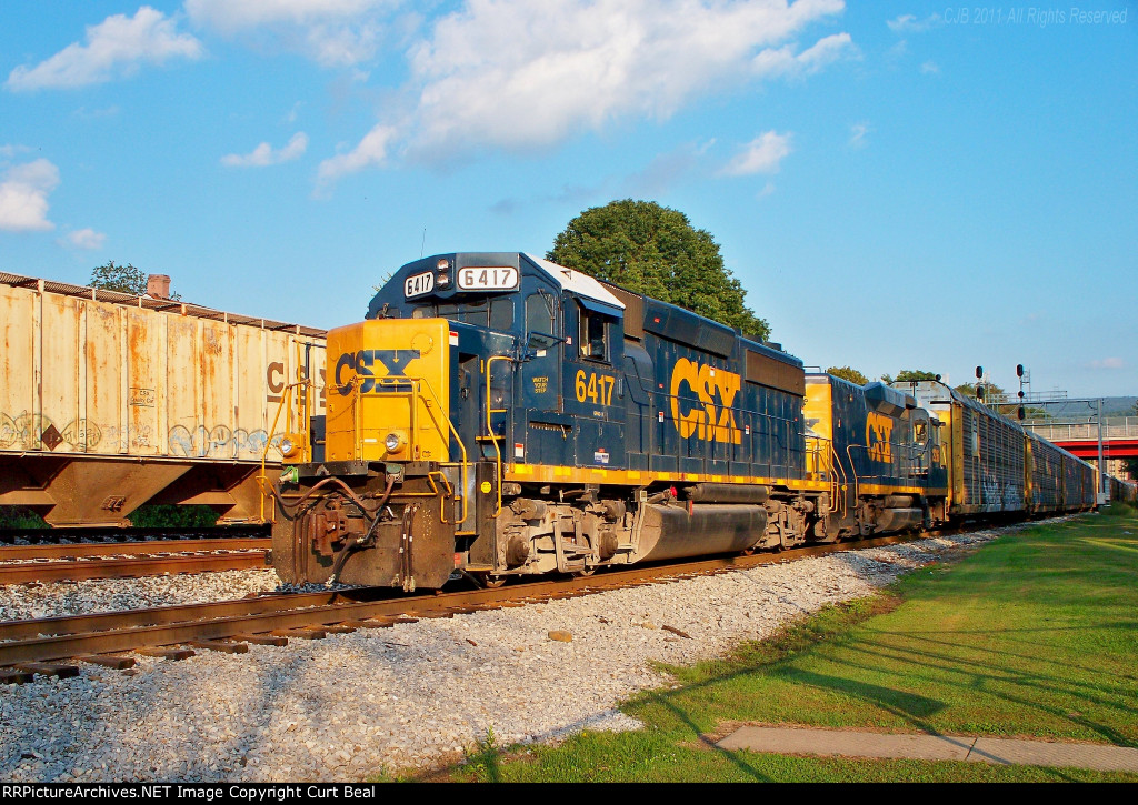 CSX 6417 and 2216 (2)